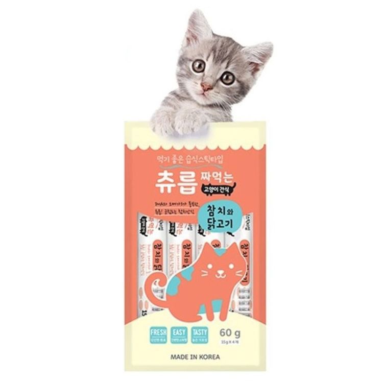 냥이스틱 고양이 츄릅 짜먹는 참치닭고기 60g 1p 츄르 반려묘 홈플러스 택배배송