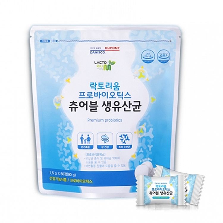 락토리움 프로바이오틱스 츄어블 생유산균 60정 홈플러스 택배배송