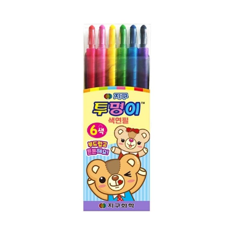 지구화학 샤프식색연필 투명이 6색 1개 홈플러스 택배배송