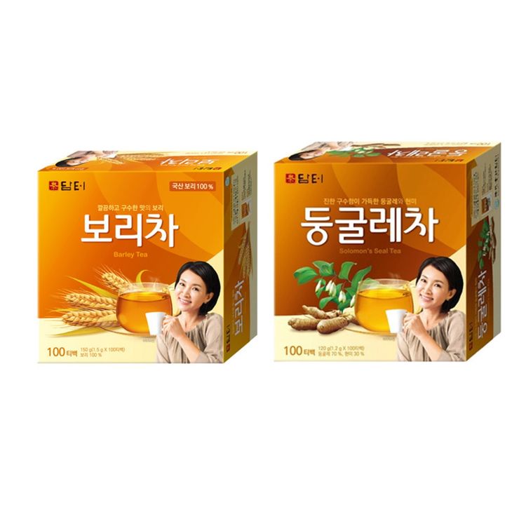 담터 보리차 15g 100t 4개둥글레차 12g 100t 4개 홈플러스 택배배송