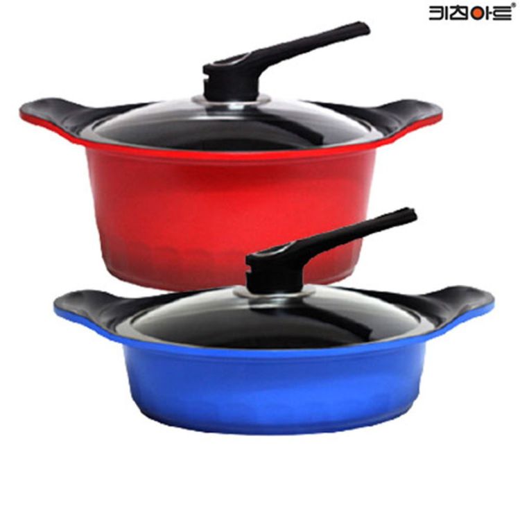 키친아트 S100g 세라믹코팅 주물 냄비세트 2종f양수24전골24 코팅냄비 홈플러스 택배배송
