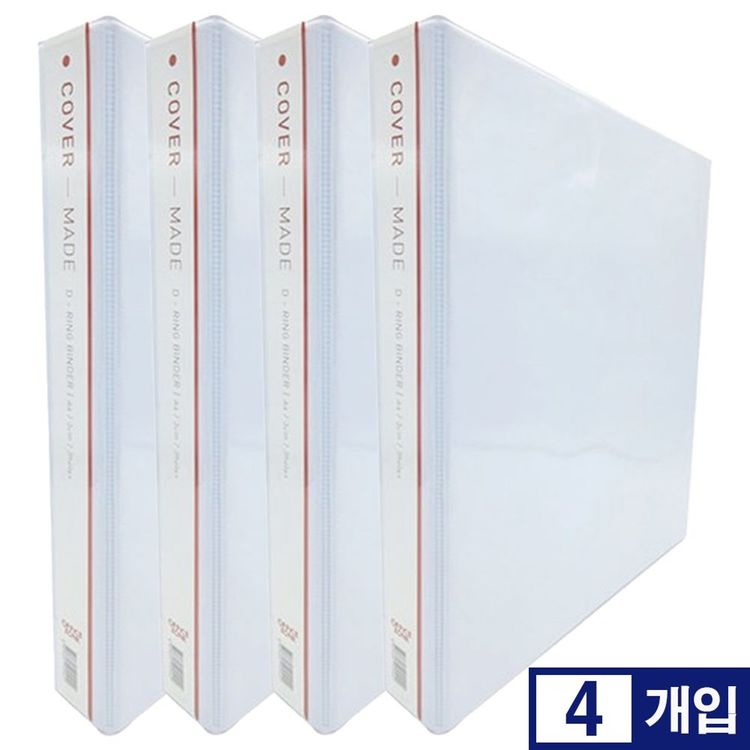 오피스존 백색 3공 D링 바인더 A4 3cm 4개입 Omb O 홈플러스 판매자택배