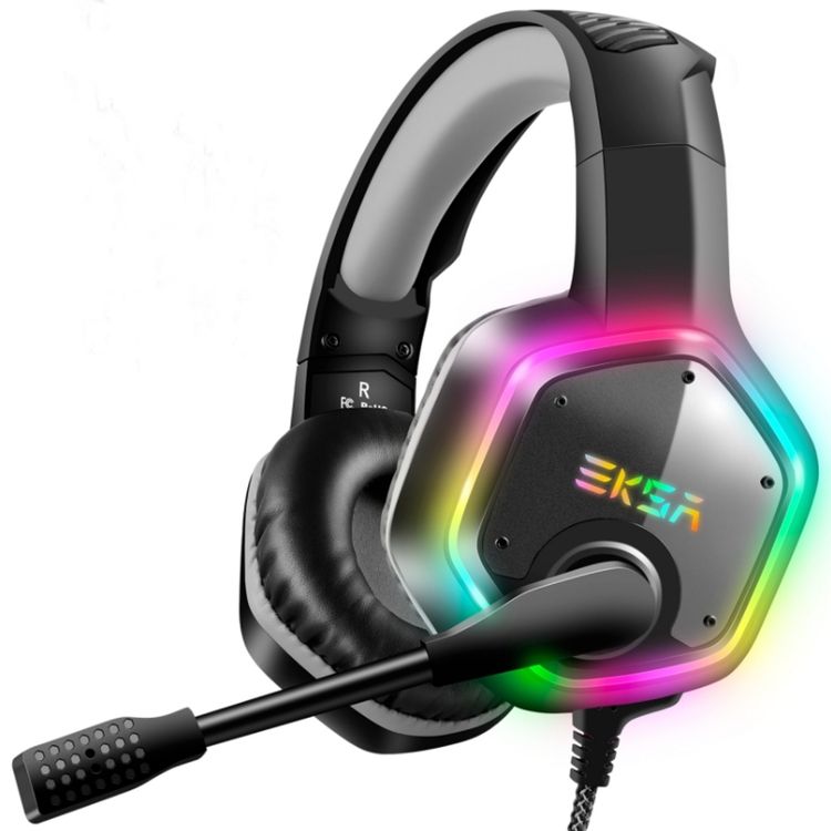 엑사 유선 게이밍 헤드셋 헤드폰 고음질 스테레오사운드 노이즈캔슬링 마이크 Rgb E1000 홈플러스 택배배송