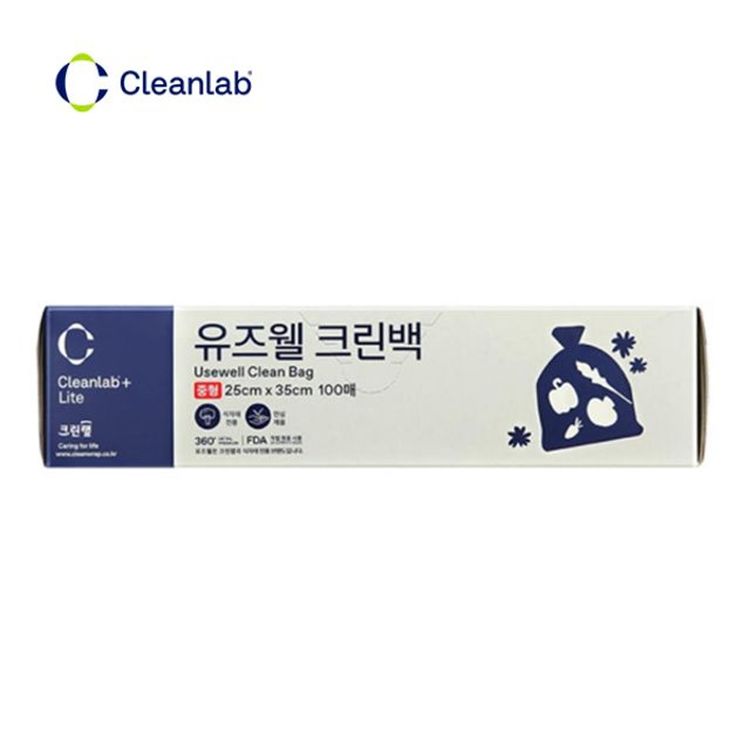 크린랩 위생백 위생팩 위생비닐 롤백 25x35 100매 홈플러스 택배배송