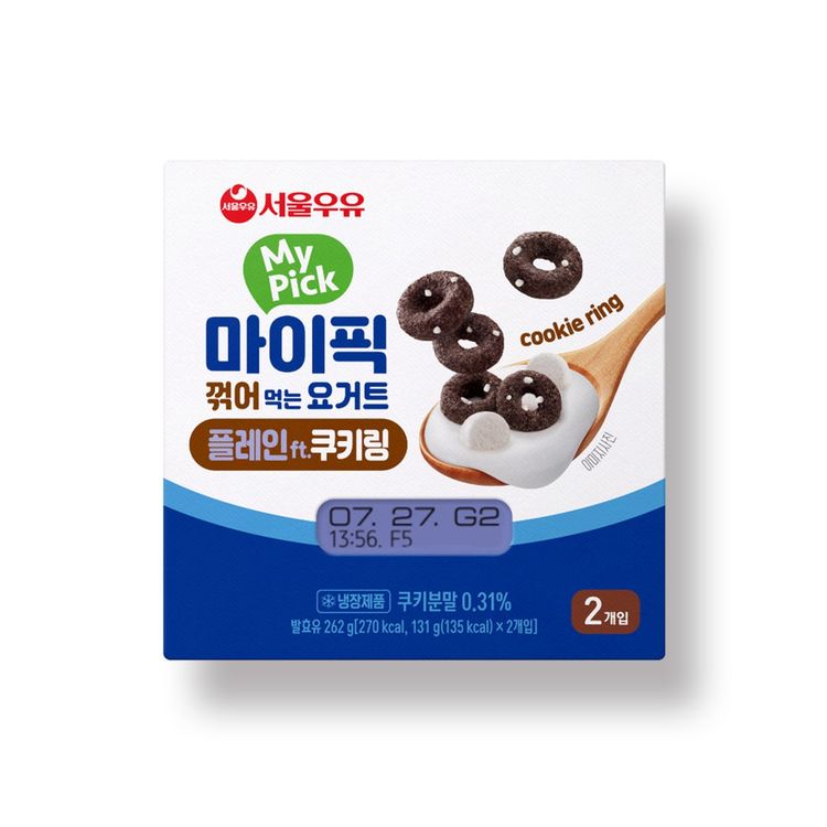 서울우유 마이픽 꺽는 요거트 쿠키링 131g2 홈플러스
