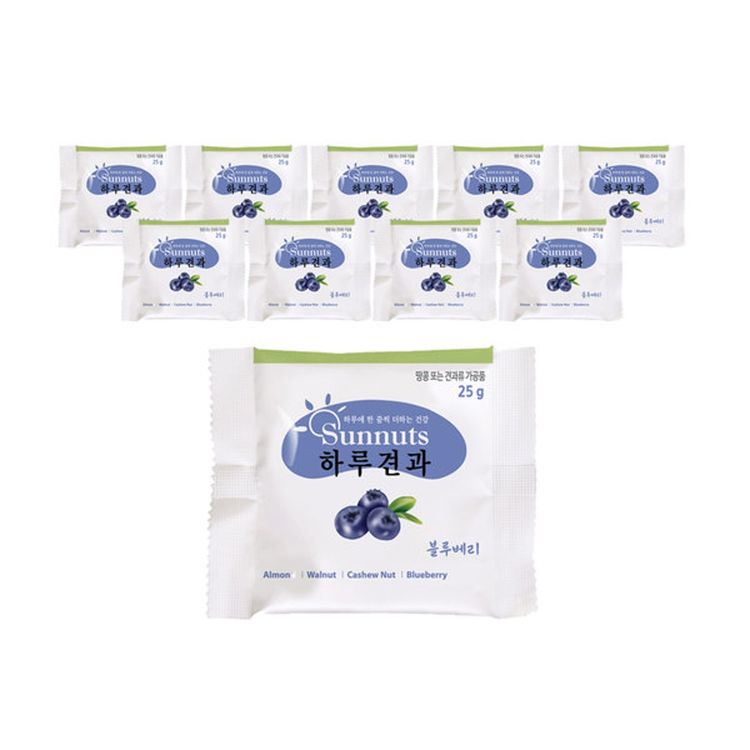 시선 하루견과 블루베리25g X 10봉 홈플러스 택배배송