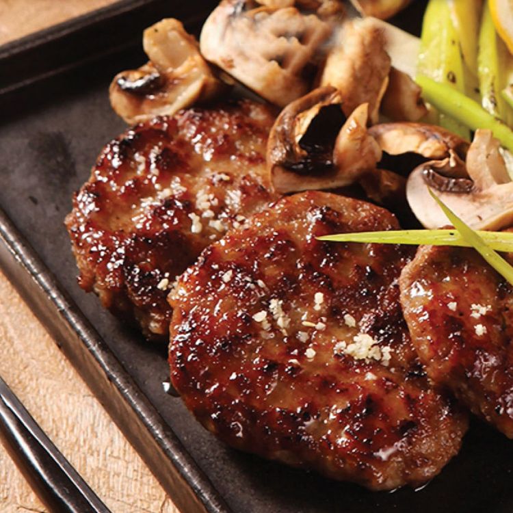 반하지 육즙팡팡 한돈 떡갈비 120g 1인분함박스테이크 반찬 야식 캠핑요리 밀키트 스테이 홈플러스 택배배송