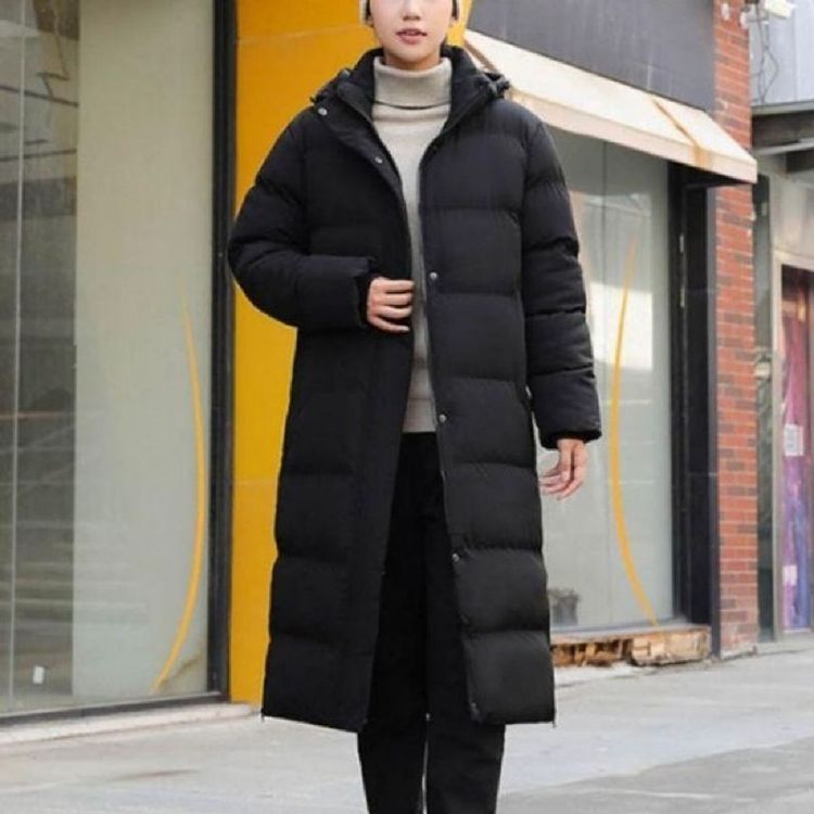 겨울패딩 탈부착 롱 후드 여자 윈터 베이직 패딩 홈플러스 택배배송