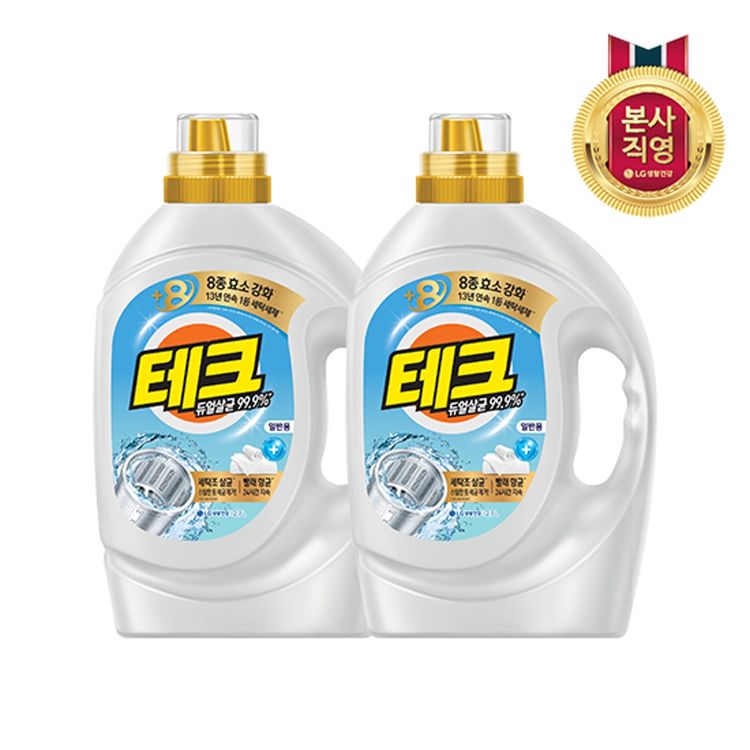 Lg생활건강 테크 듀얼살균 999 일반 용기 27l X 2개 홈플러스 택배배송