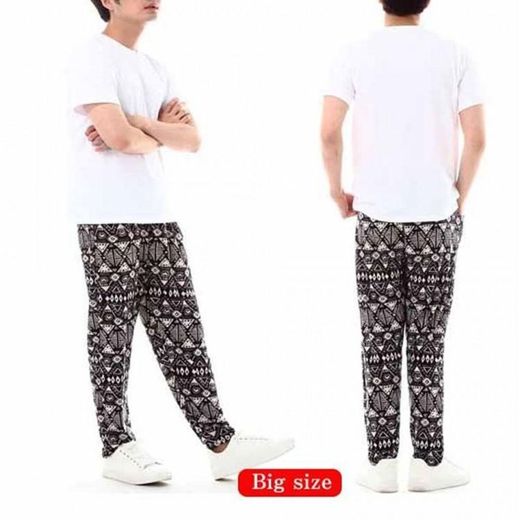 남성용 빅사이즈 9부 아이 스쿨 바지 Big 폴리네시안 쿨바지 남성용쿨 시원한 여름 홈플러스 택배배송
