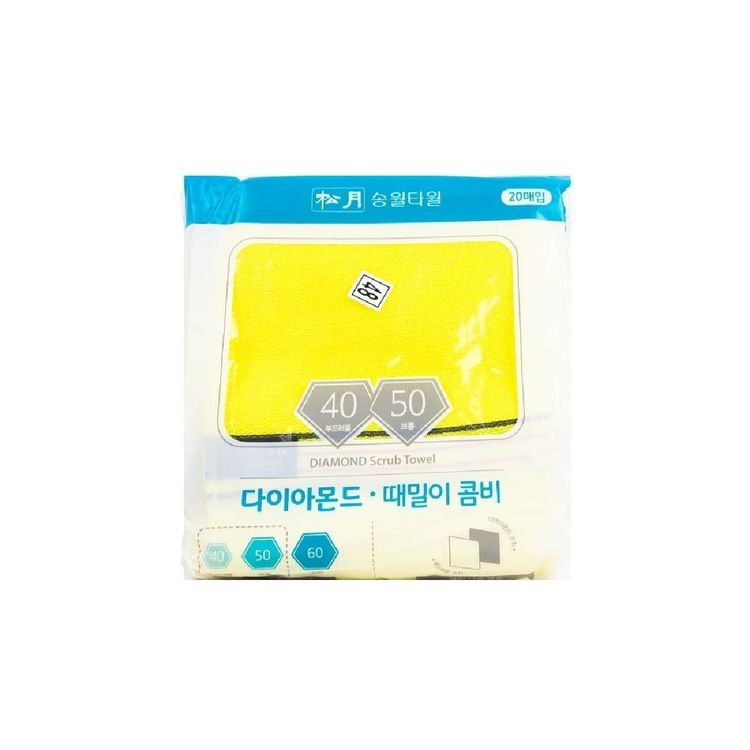 송월 다이아몬드 콤비 때밀이 타월 20매 홈플러스 택배배송