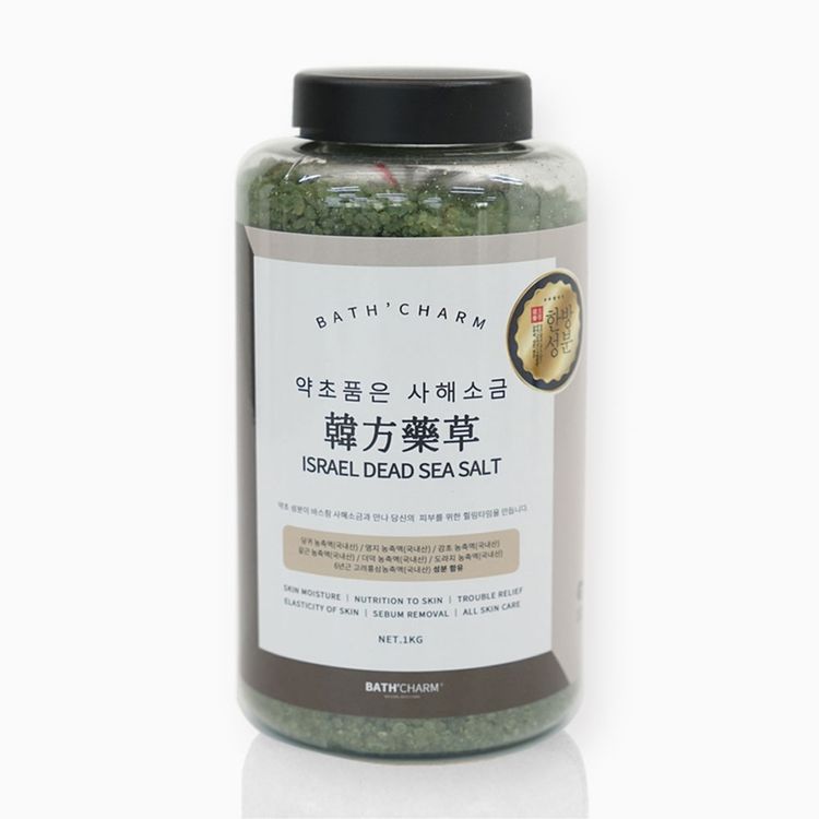 바스참 이스라엘 사해소금1kg 약초가는입자 용기형 입욕제 반신욕 족욕 홈플러스 택배배송