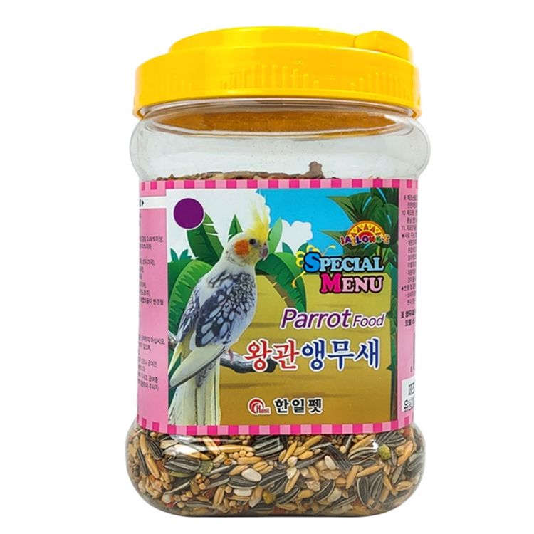 재롱이 프리미엄 왕관 앵무새 전용사료 900g 홈플러스 택배배송