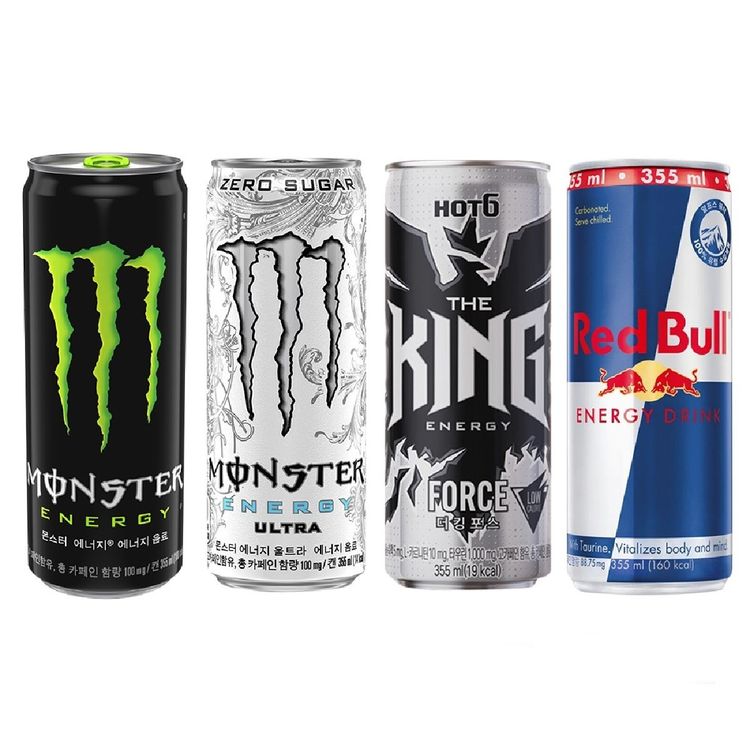 에너지음료 레드불 몬스터 핫식스 4종세트 355ml X 24can 홈플러스 택배배송