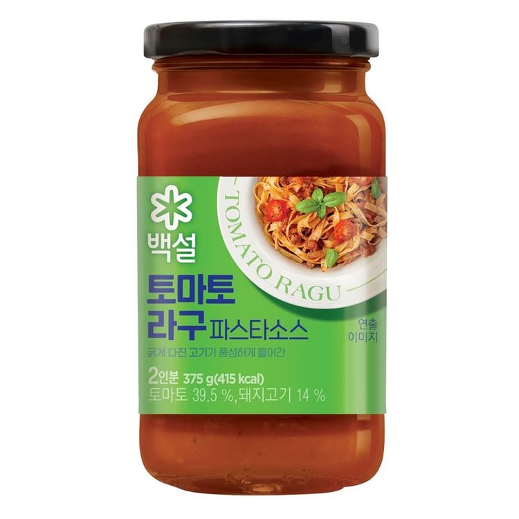 CJ 백설 토마토라구 파스타소스 375G | 홈플러스