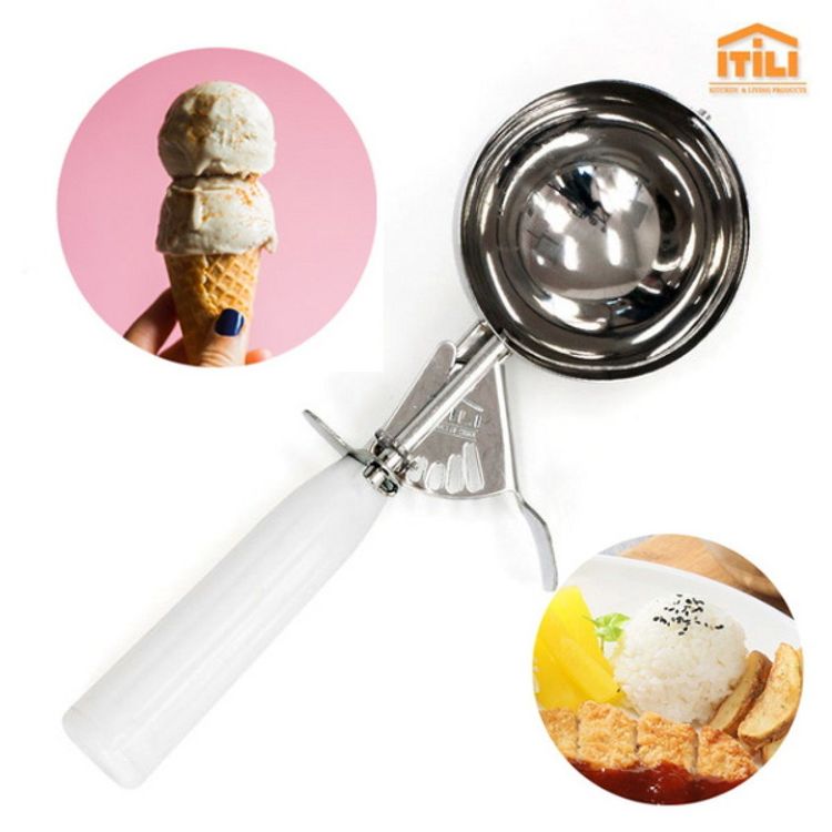 스테인레스 아이스크림 스쿱 6호 셔터기 스푼 감자샐러드 화채 돈까스밥 홈플러스 택배배송