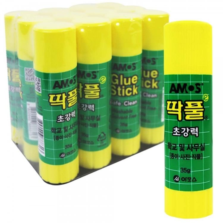 프리전트 아모스1500딱풀 35g 12개1통 랜덤발송 홈플러스 택배배송