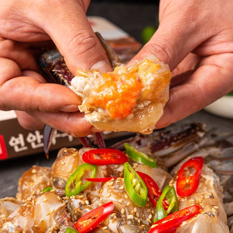 미각기행 레드꽃게 엄선한 통꽃게 간장게장 1kg 홈플러스 택배배송