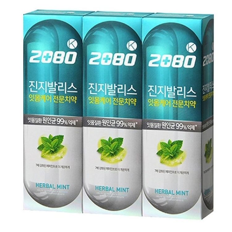 2080 진지발리스 허벌민트 120g X 3개 | 홈플러스 택배배송