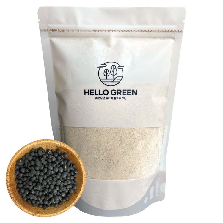 헬로우그린 볶은 쥐눈이콩 분말 400g 팩 가루 홈플러스 택배배송