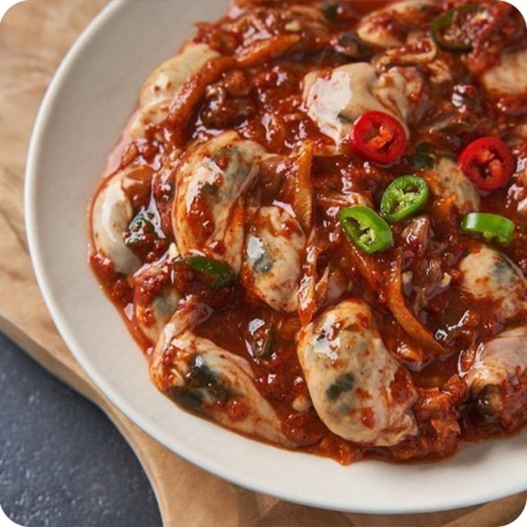 산지직송 국내산 통영 생굴무침 300g 2통 홈플러스 택배배송