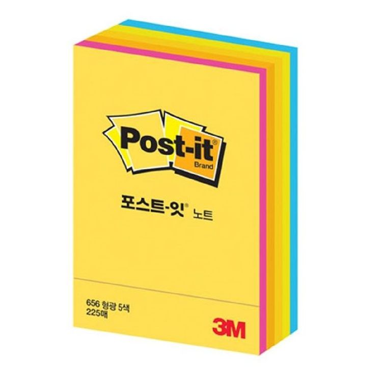 메모하는 포스트잇 Cu32 형광 51x76 1개 메모지 메모장 홈플러스 택배배송