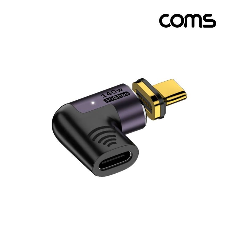 C타입 Pd 140w 젠더 Mf 꺾임 40gbps 마그네틱 Usb 3 홈플러스 택배배송