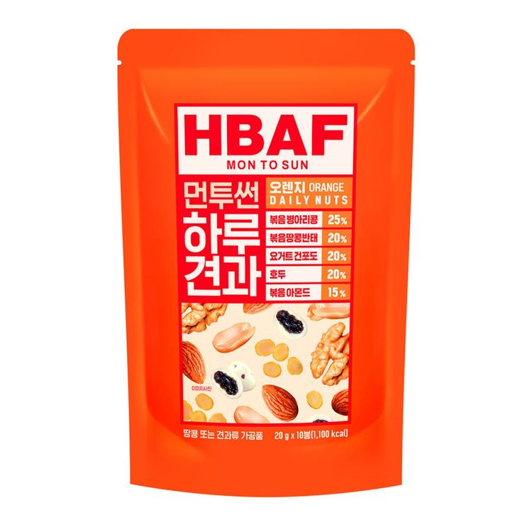 HBAF 먼투썬 하루견과 오렌지 200G(봉) | 홈플러스