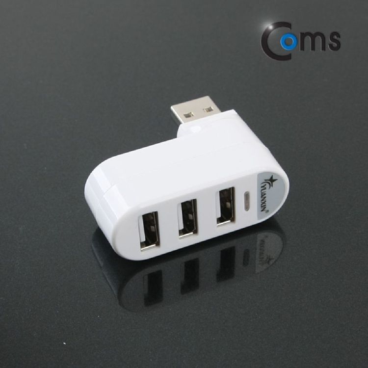 Coms Usb 허브 20 3p 무전원 포트회전90 180도 홈플러스 택배배송