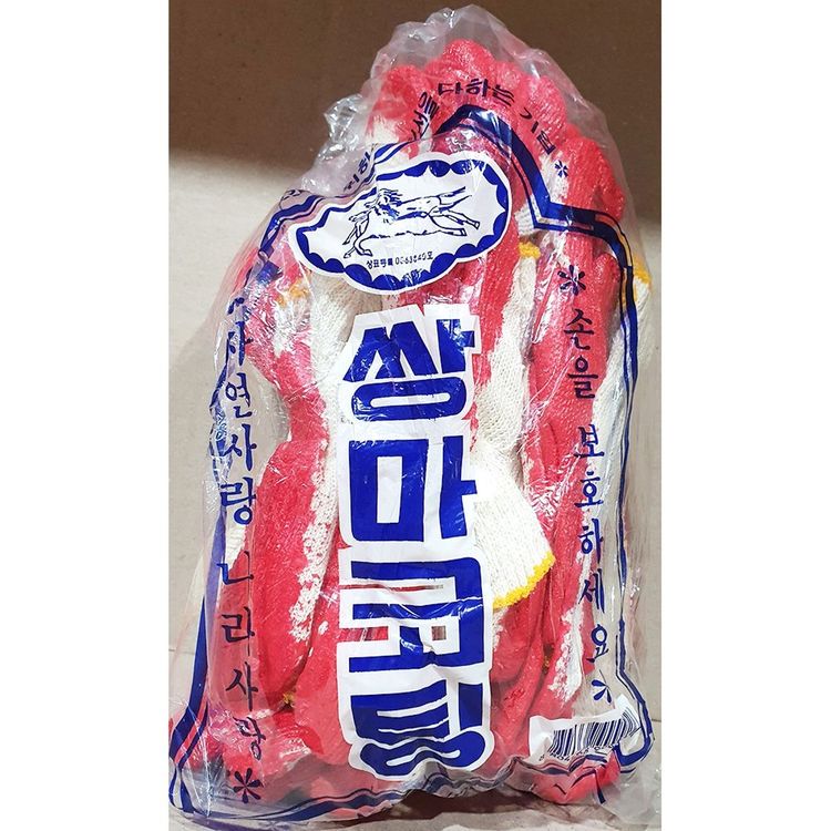 반코팅 면장갑 빨간색 10입 Pac 홈플러스 택배배송