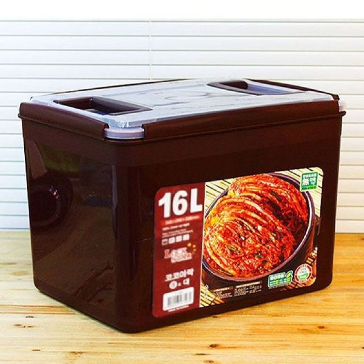 브라운 진공 김치통 8호 대 16l 장아찌통 밀폐 용기 홈플러스 택배배송