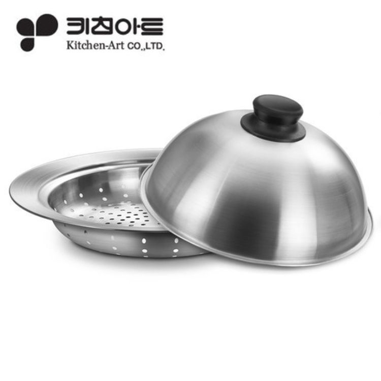 키친아트 돔 스티머 스텐찜판 찜채반 양배추 단호박 야채 고구마찜기 찜틀 홈플러스 택배배송
