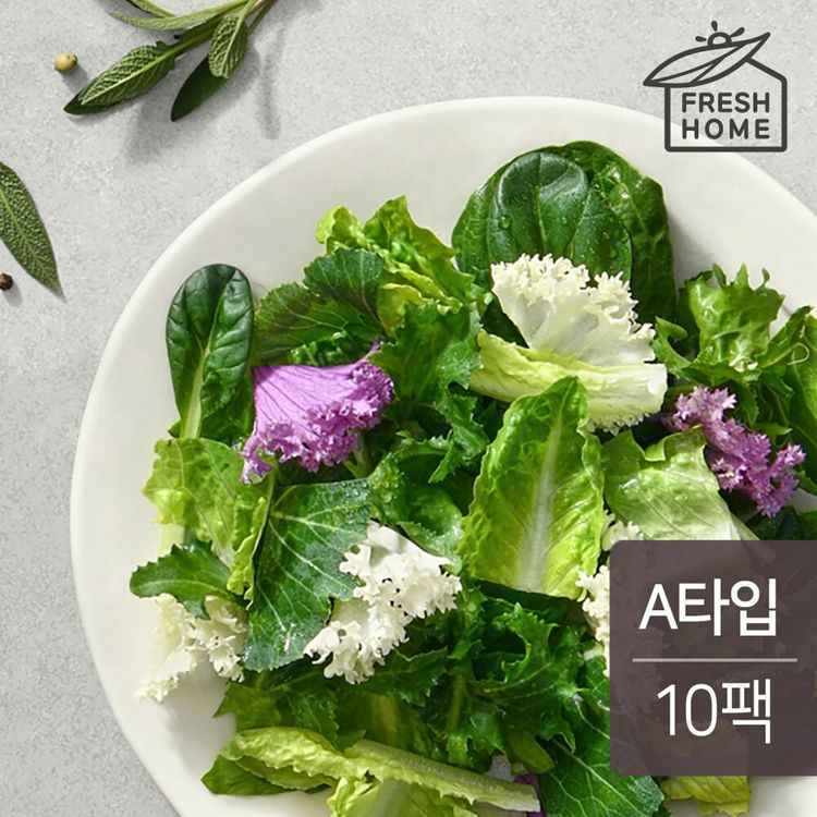 랭킹닭컴 프레쉬홈 이지 샐러드 A타입 90gx10팩900g 홈플러스 택배배송