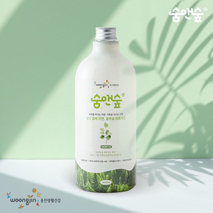 웅진 숨앤숲 피톤치드 유칼립투스향 1000ml 홈플러스 택배배송