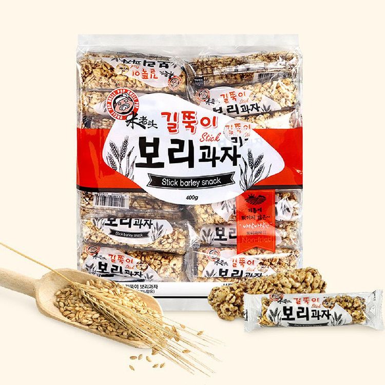 튀기지않은 보리과자 32개입 10개세트 길쭉이 보리과자 엉클팝 보리과자 편의점과자 한국과자 홈플러스 택배배송