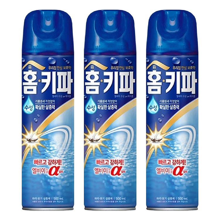 홈키파 엘비이 수성알파 에어졸 500ml X 3개 홈플러스 택배배송