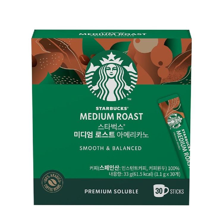 스타벅스 미디엄로스트 아메리카노 30t33g 홈플러스