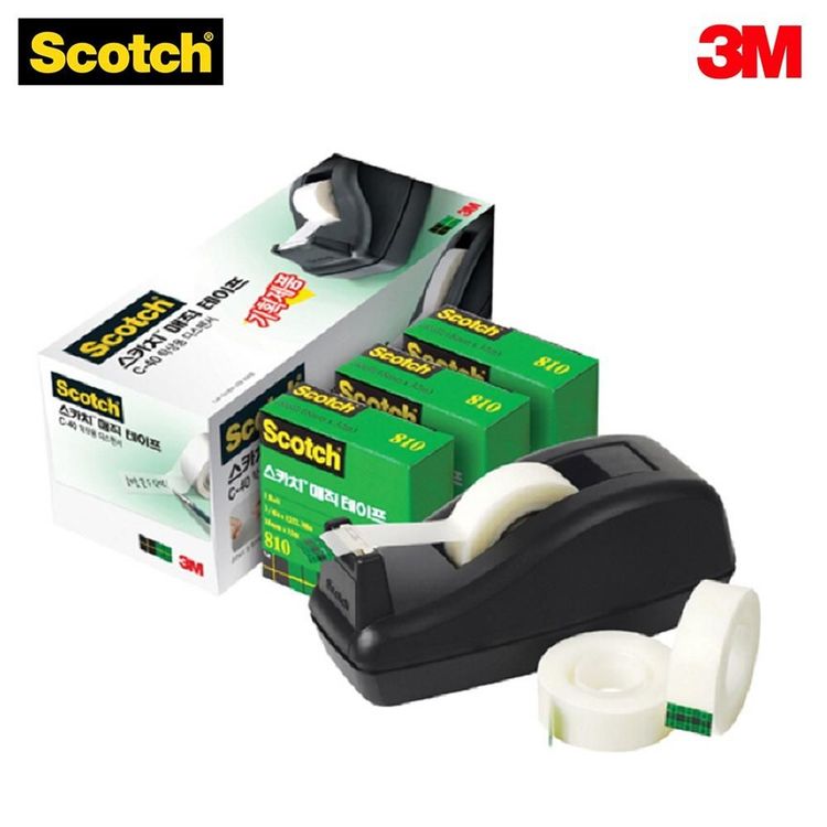 3m 스카치 매직테이프 오피스팩 C 40 디스펜서리필3 홈플러스 택배배송