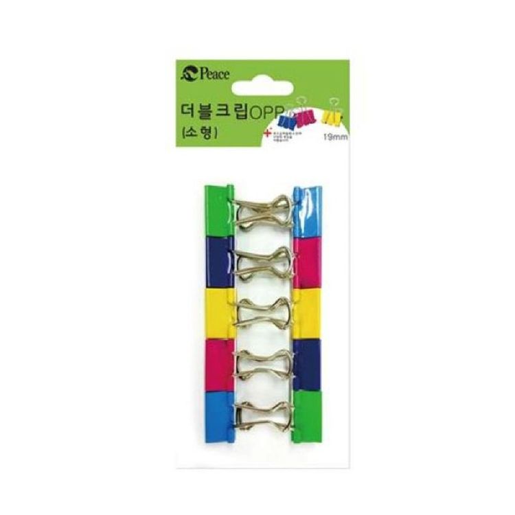 평화 더블크립 Opp 사무용 집게 클립 소 100개입 홈플러스 택배배송