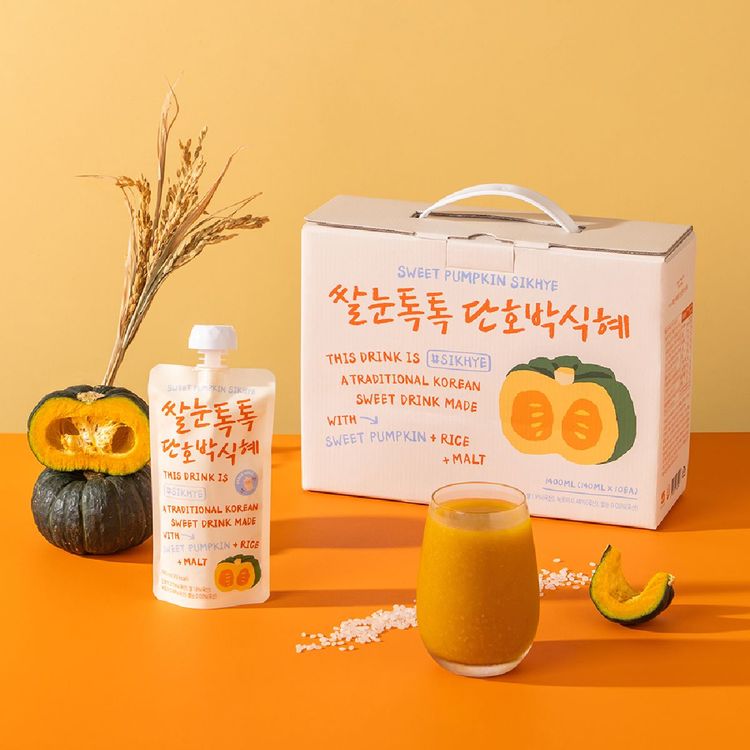여수부엌 쌀눈톡톡 유기농쌀 무농약 단호박 식혜 140ml 20팩 홈플러스 택배배송
