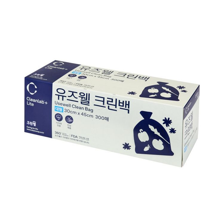 유즈웰 크린백 대30cmⅹ45cm300매 홈플러스 택배배송