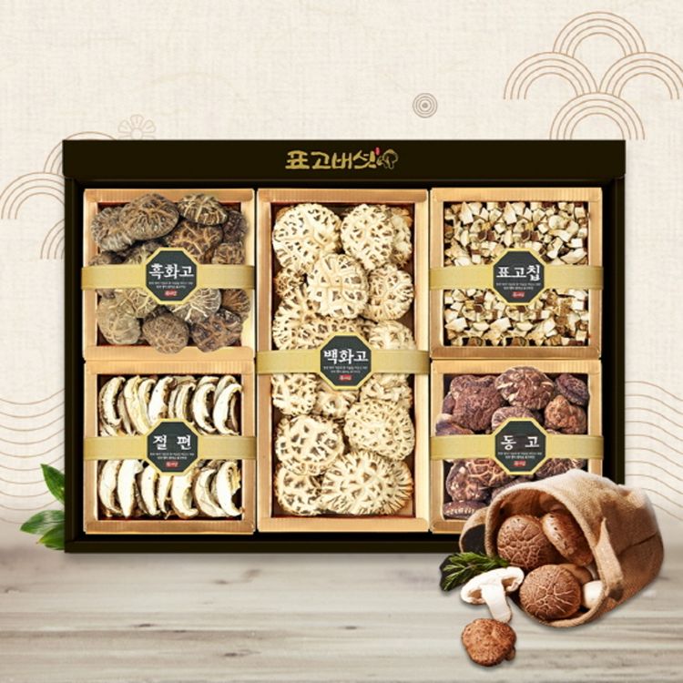국내산 표고버섯 선물세트 종합 3호 740g 홈플러스 택배배송