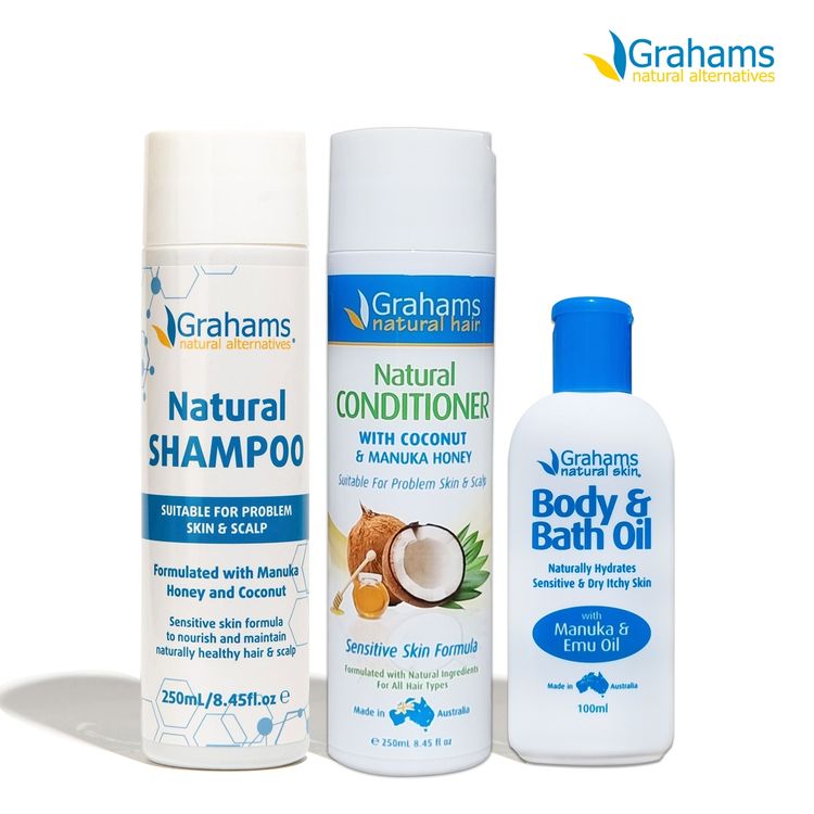 그라함스 내추럴 샴푸250ml컨디셔너250ml배스오일100ml Set 홈플러스 택배배송