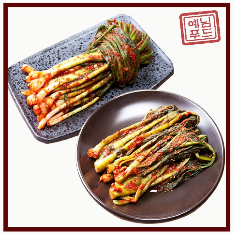 예님푸드 산지직송 전라도의 맛 여수 돌산갓김치1kg파김치1kg 홈플러스 택배배송