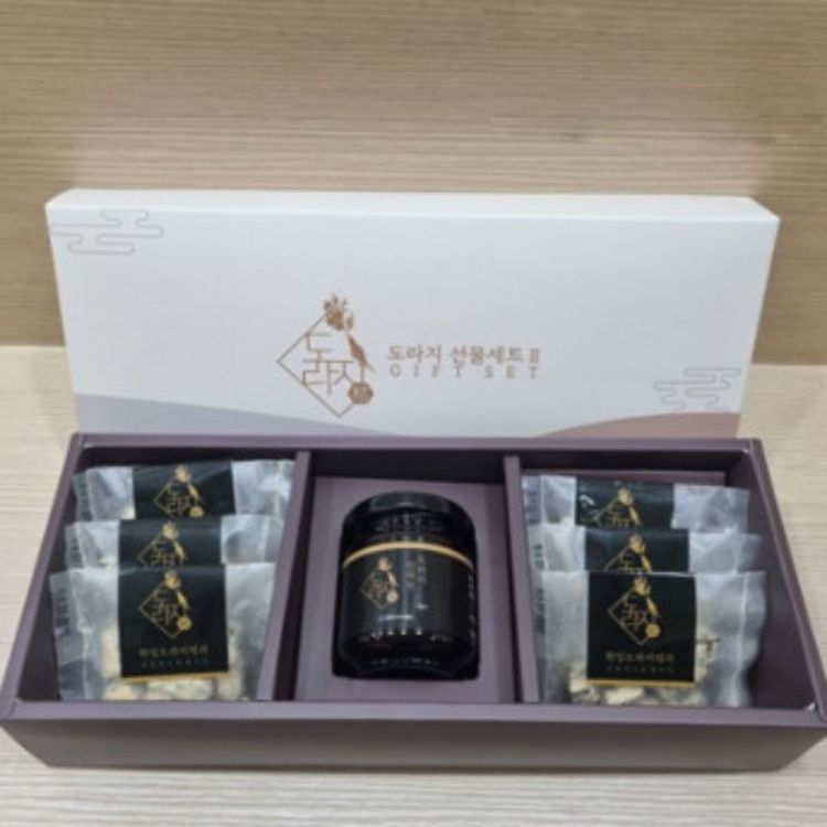 프리미엄 도라지 선물세트2 도라지진액청150ml도라지정과6개입 남양주시니어클럽 홈플러스 택배배송