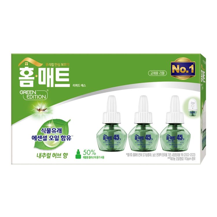 홈매트 그린에디션 리퀴드 리필 3입 홈플러스