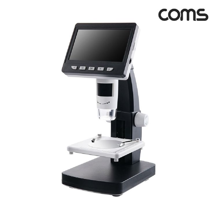 Coms 1000배율 43형 Fhd Lcd 디지털 모니터 현미경 1000배율현미경 Lcd 홈플러스 택배배송