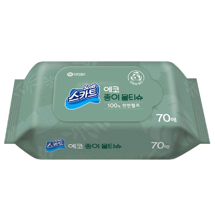 천연펄프 스카트 종이 물티슈 캡형 70매 홈플러스 판매자택배
