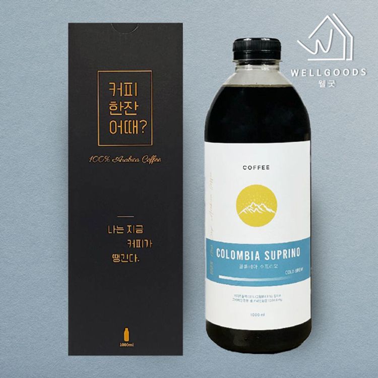 콜드브루 콜롬비아 커피 선물세트1l 홈플러스 택배배송