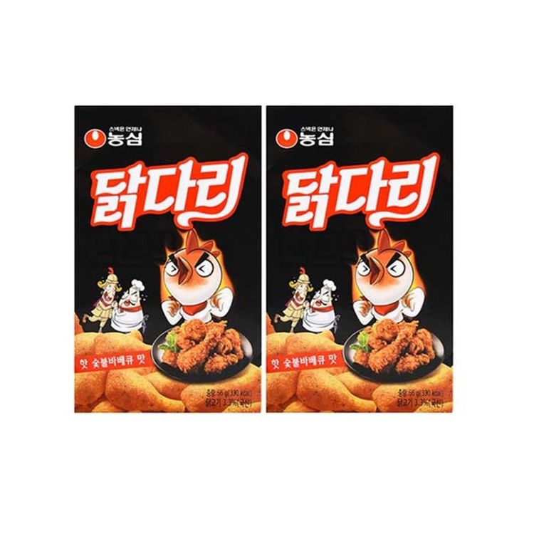 농심 닭다리 핫숯불바베큐맛 66g X 10개 홈플러스 택배배송